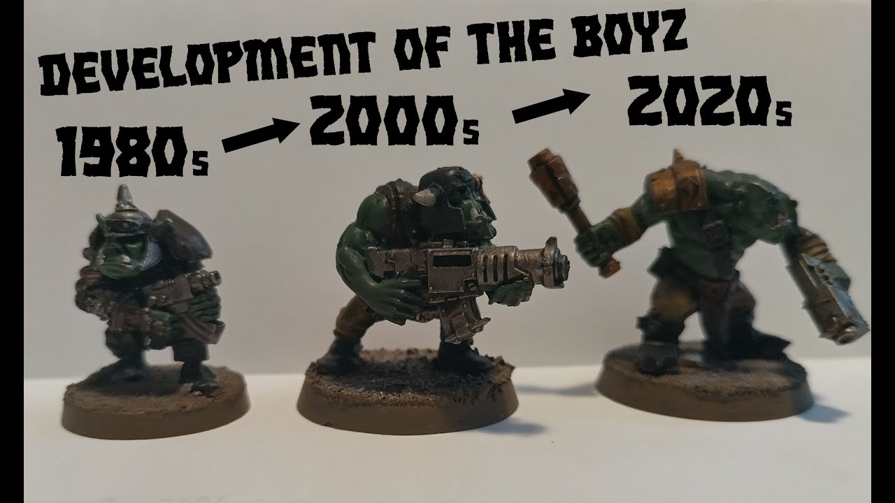 Development of 40k Ork miniatures - YouTube