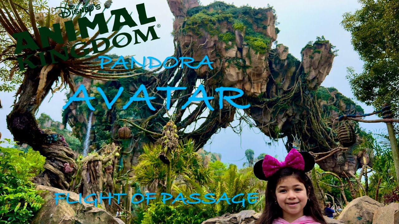 AVATAR PANDORA FLIGHT of PASSAGE Animal Kingdom Walt Disney World 3D ...