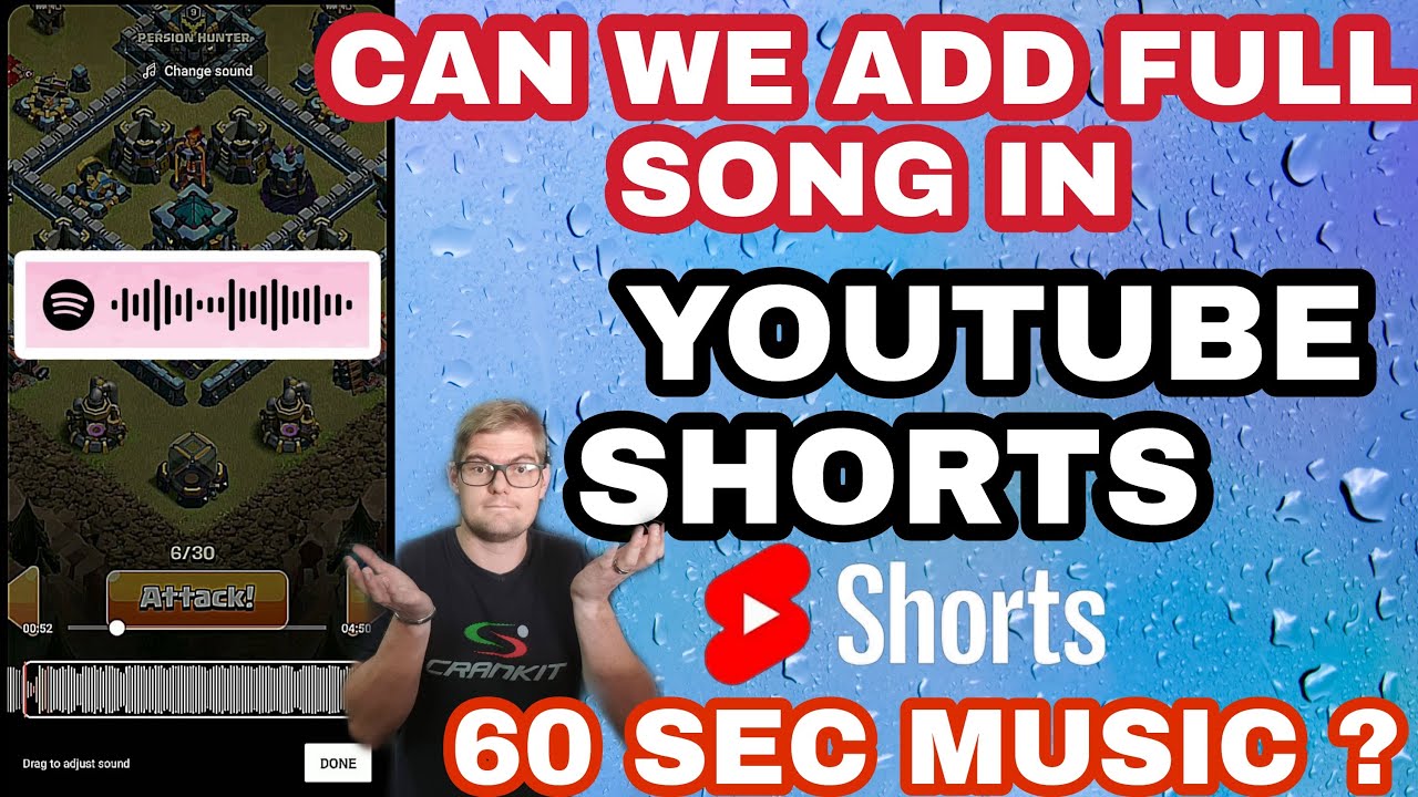 How to add full song in youtube short | Add music 60 sec music in ...