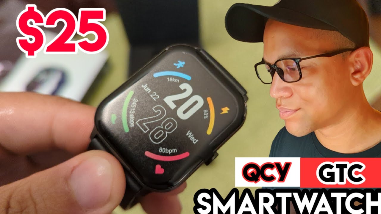 QCY Smart Watch GTC review - YouTube