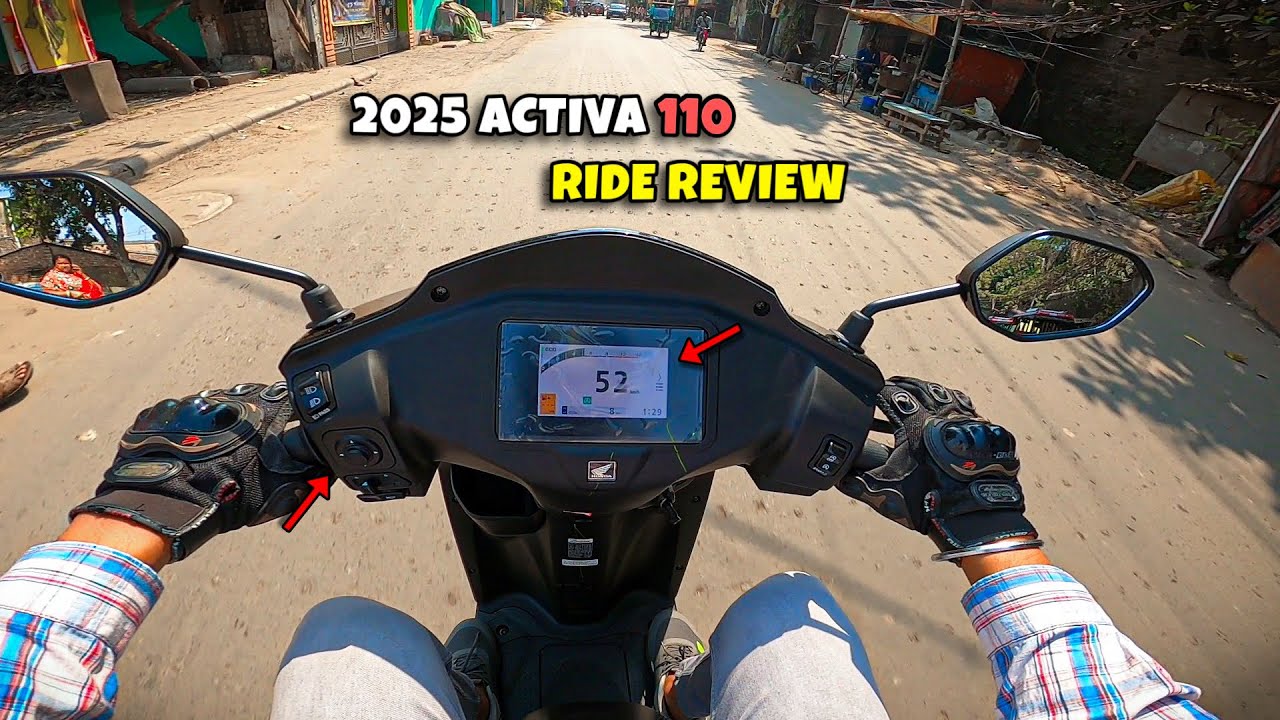 2025 Honda Activa 110 7g Digital Meter RIDE REVIEW New Model - On Road ...