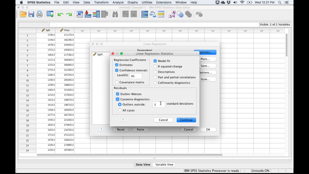 How To Do Linear Regression In SPSS YouTube How To Do Linear Regression In SPSS YouTube