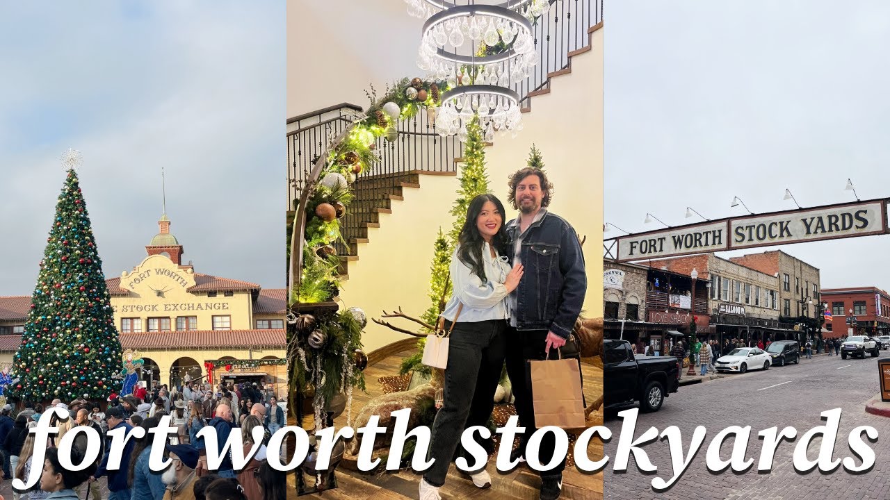A Western Christmas Day at the Fort Worth Stockyards! 🤠🐃| Vlog - YouTube