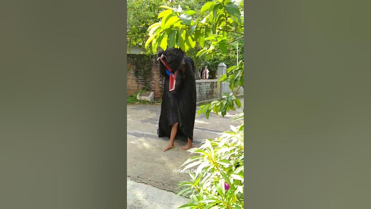 Bocil Dimangsa Barongan Gundul Hitam ‼️ Shorts Youtube