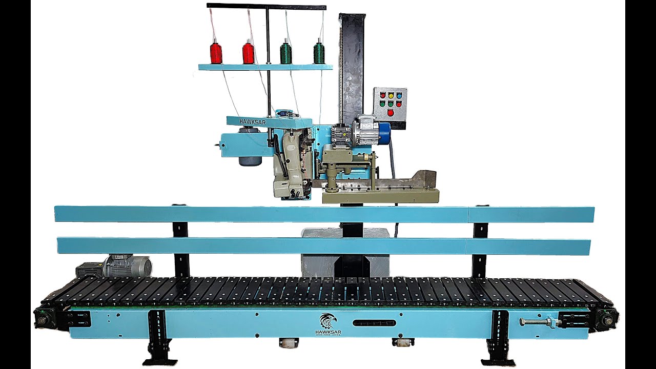 Automatic Bag Closing Machine | Model HM25-A1 - YouTube