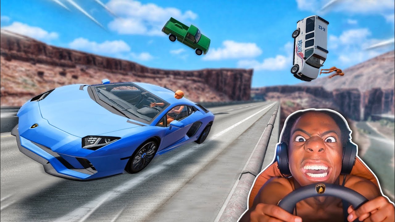 Lamborghini Funny Moments 🤣 #3 - [BeamNG.Drive] - YouTube