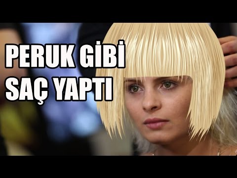 Sinirli Kuaför Modelin Saçını Farklı Yapayım Derken Peruk Gibi Saç Yaptı