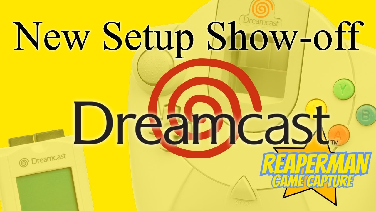 Showing off my new Dreamcast Gaming Setup - YouTube