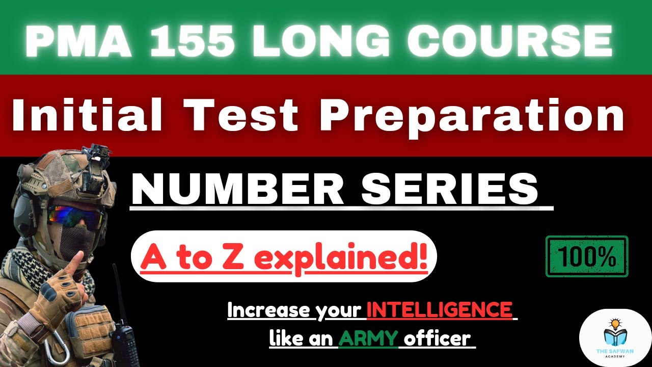 Understand Number Series for Verbal Intelligence Test | PMA Long Course ...