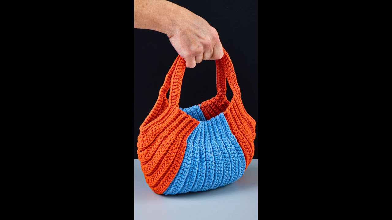 Easy way to crochet handbag! Tutorial for beginners! Miarti🧶 - YouTube