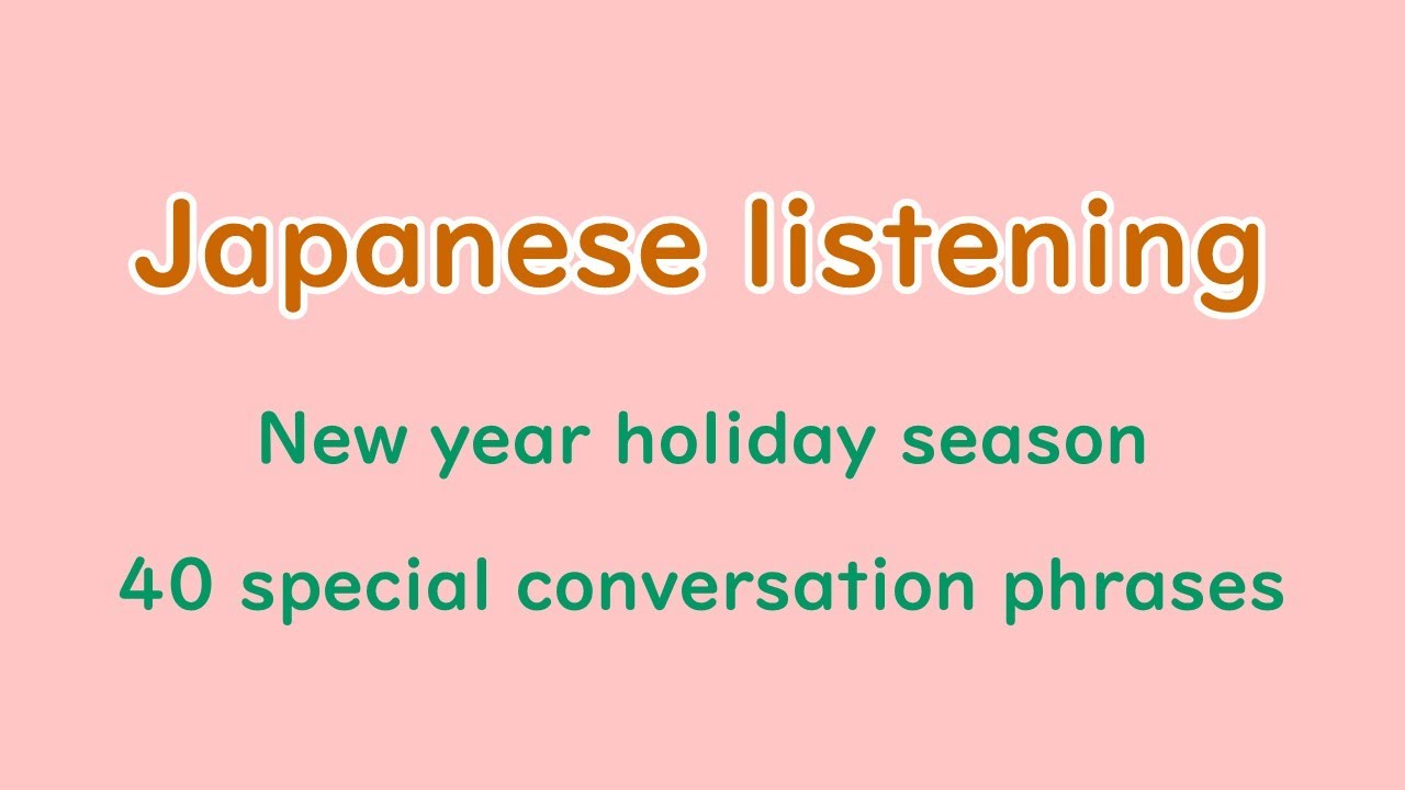 40 conversation phrases for the New Year holidays - YouTube
