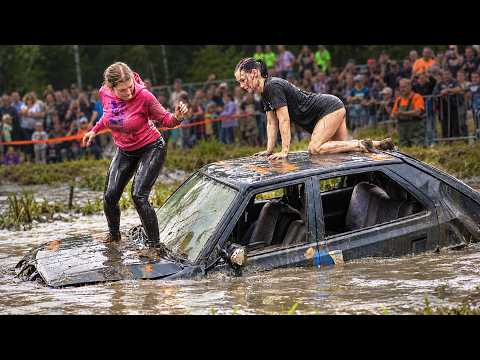 Ne Çılgın Bir Gösteri - Kızlar, 🚛 Kamyonlar ve Aşırı Aksiyon | Pistovske Mokrady