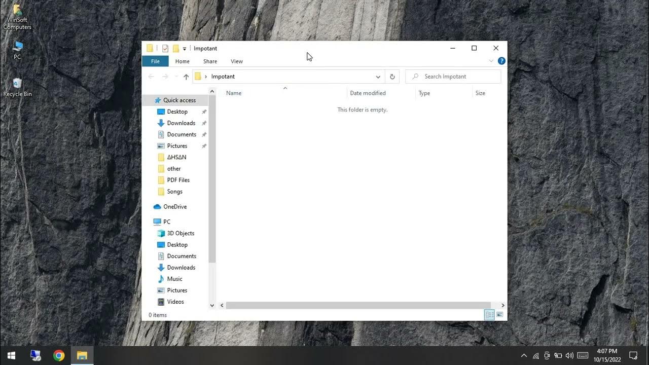 Windows 10 - Create a Folder - How to Make New File Folders on Your ...