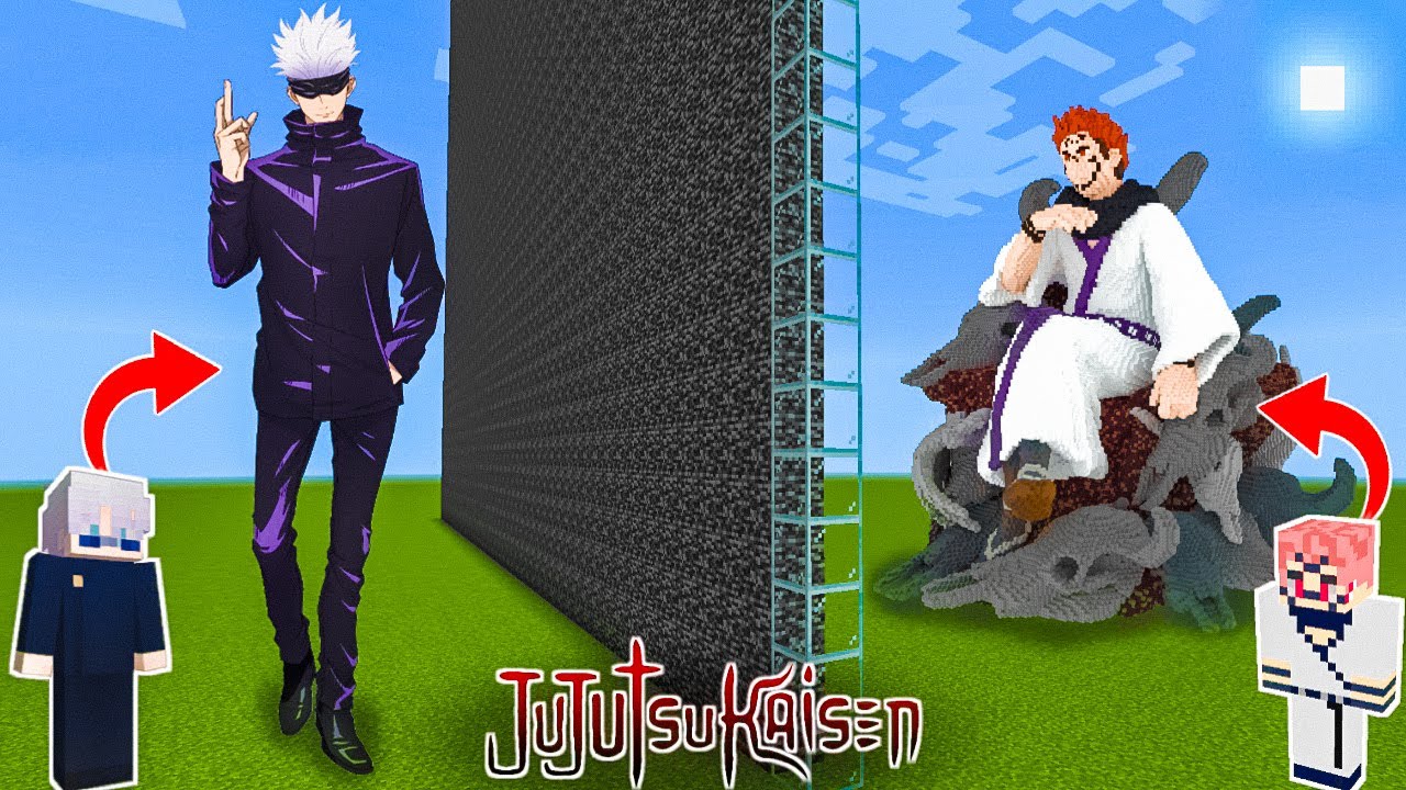 Minecraft build battle "Jujutsu Kaisen" (3/50 Days Hard Challange ...