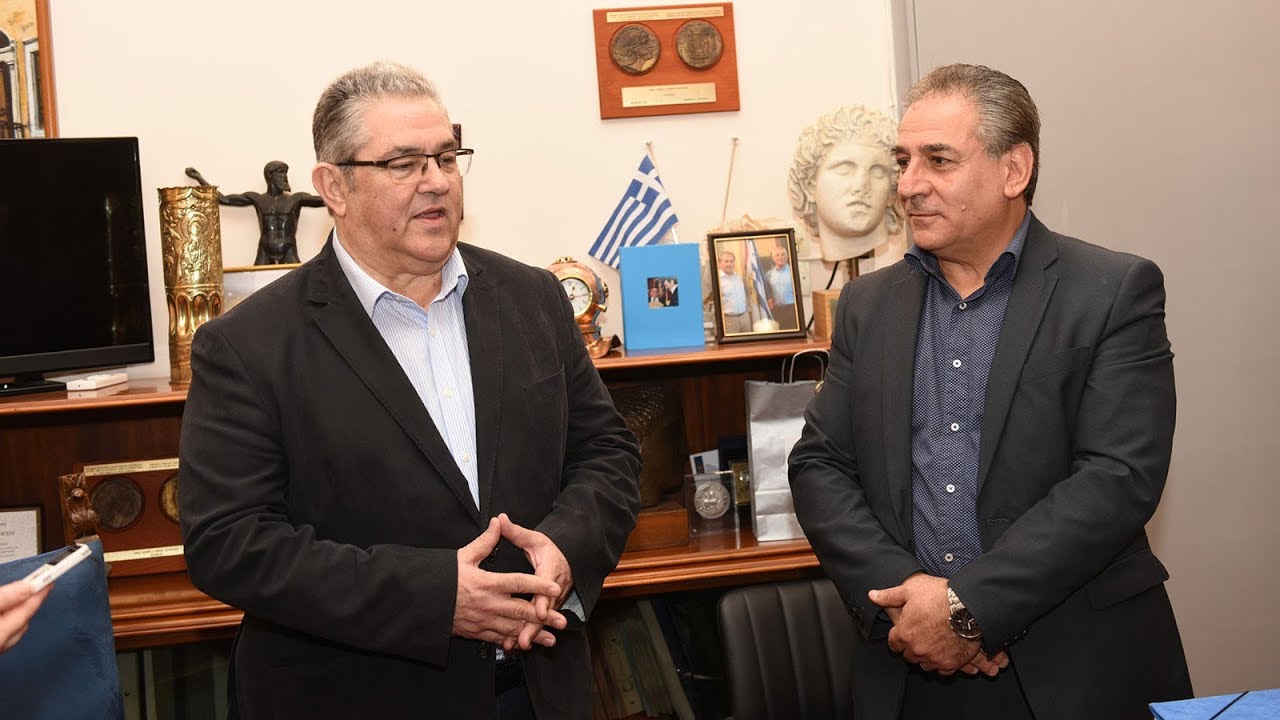 ΠΕΡΙΟΔΕΙΑ ΤΟΥ ΔΗΜΗΤΡΗ ΚΟΥΤΣΟΥΜΠΑ ΣΤΗΝ ΚΑΛΥΜΝΟ - ΣΥΝΑΝΤΗΣΗ ΜΕ ΤΟΝ ...