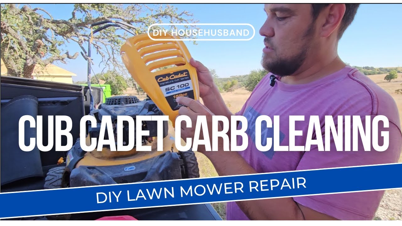 Cleaning The Carburetor On A 8hp Cub Cadet Chipper Shredder With