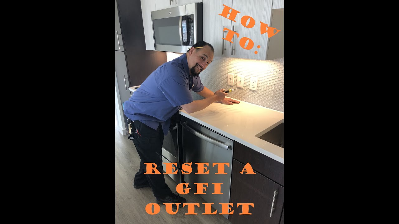 How To: Reset a GFI outlet - YouTube