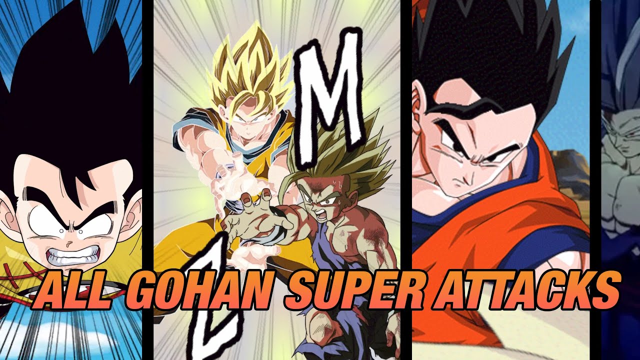EVERY GOHAN SUPER ATTACK IN DOKKAN BATTLE - YouTube