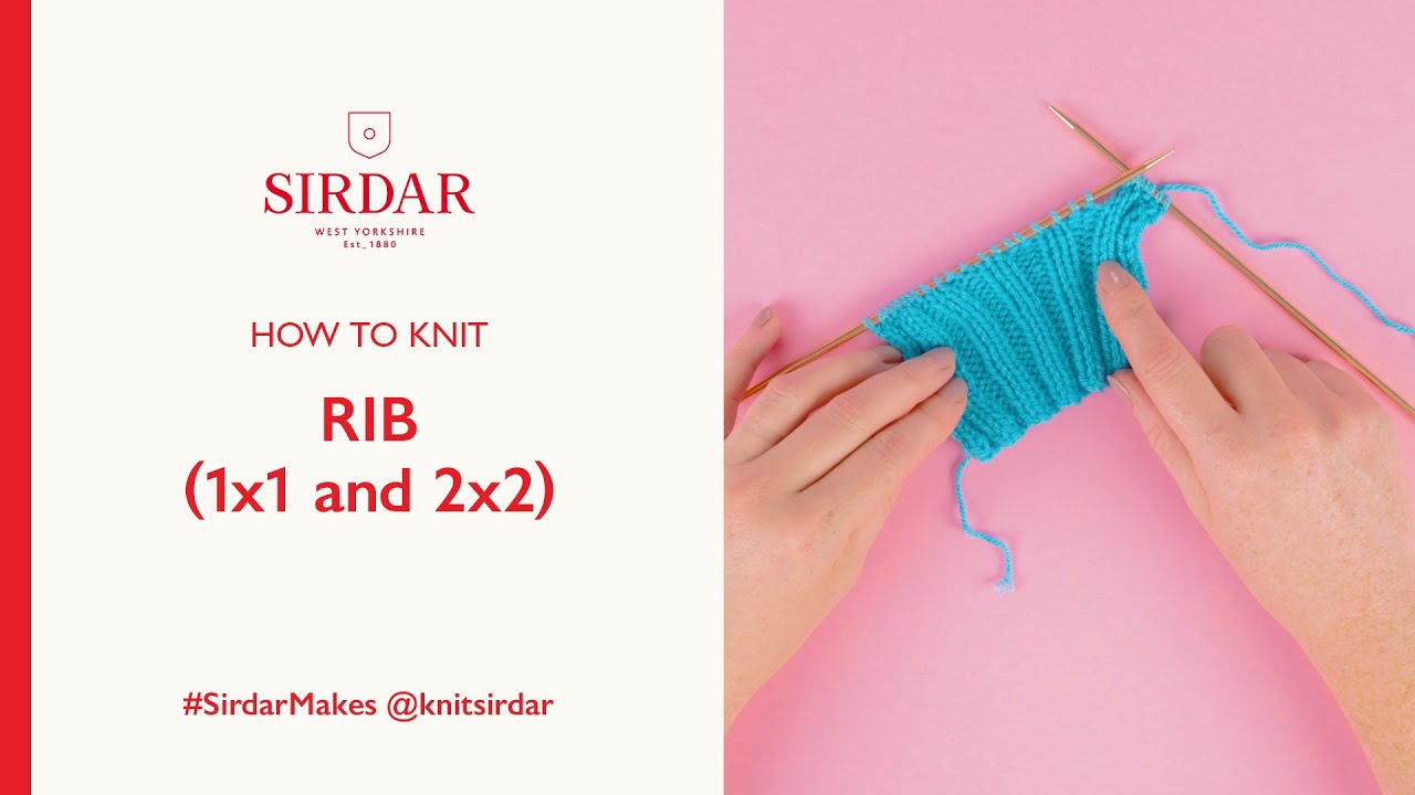 How To Knit: Rib Stitch - YouTube