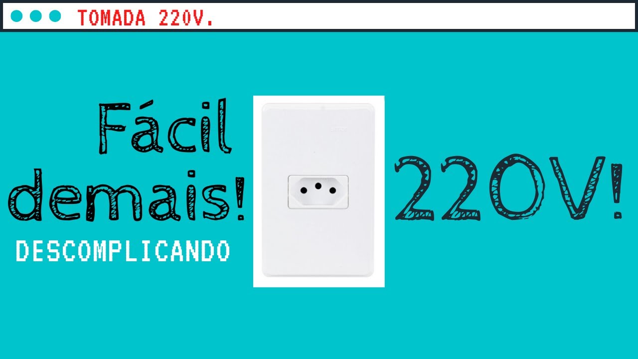 Tomada 220V - Instalação Residencial - YouTube