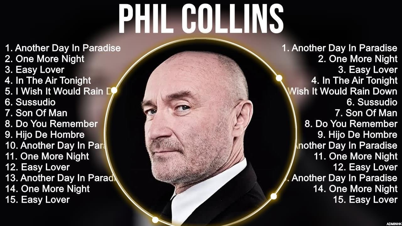 Phil Collins ~ Mix Grandes Sucessos Románticas Antigas de Phil Collins ...