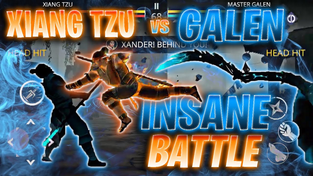 Xiang Tzu Vs Master Galen Insane Boss Battle🔥Shadow Fight 3! Epic ...