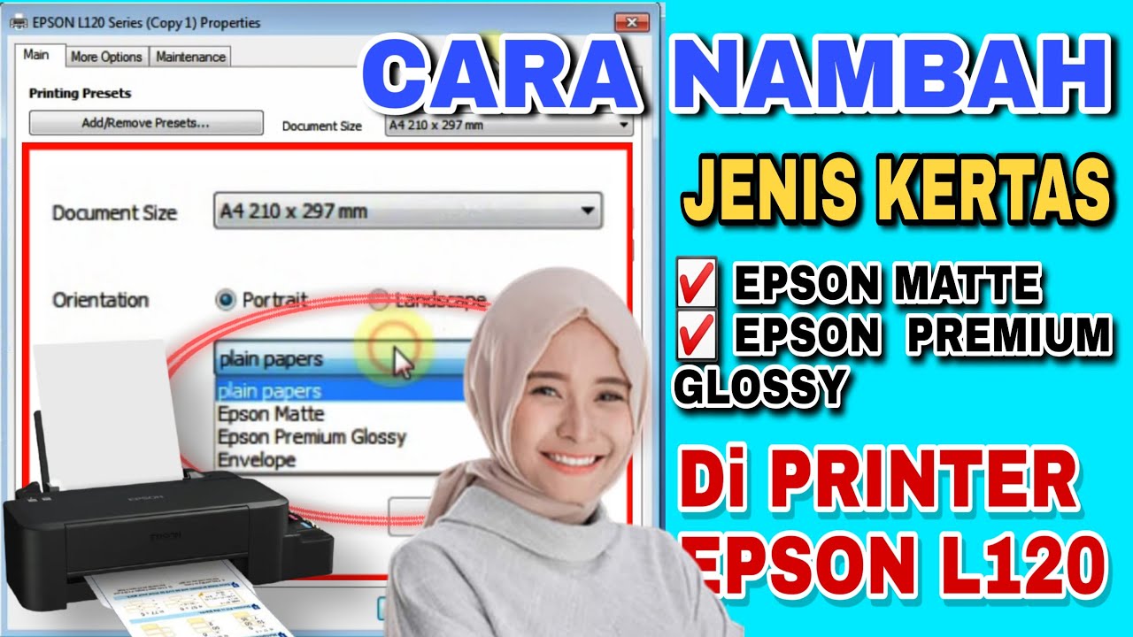 Terbaru Cara Print Kertas Glossy Paper Di Printer Epson L120