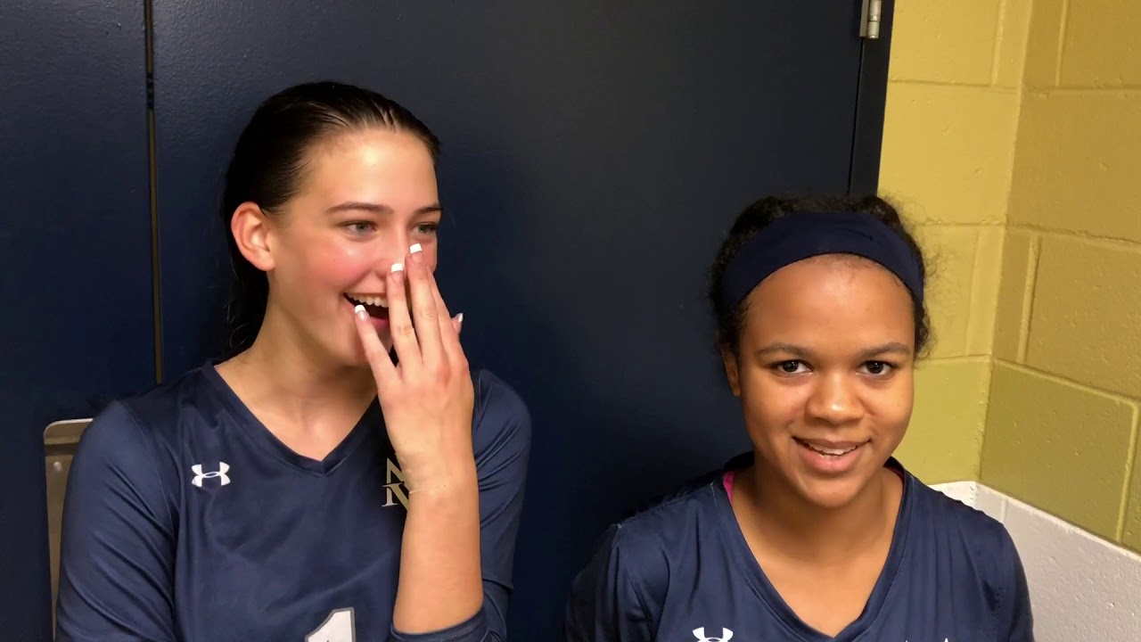 Volleyball Post-Game | FPD | Katie Peddle & MacKenzie Morris | 10-20-18 ...