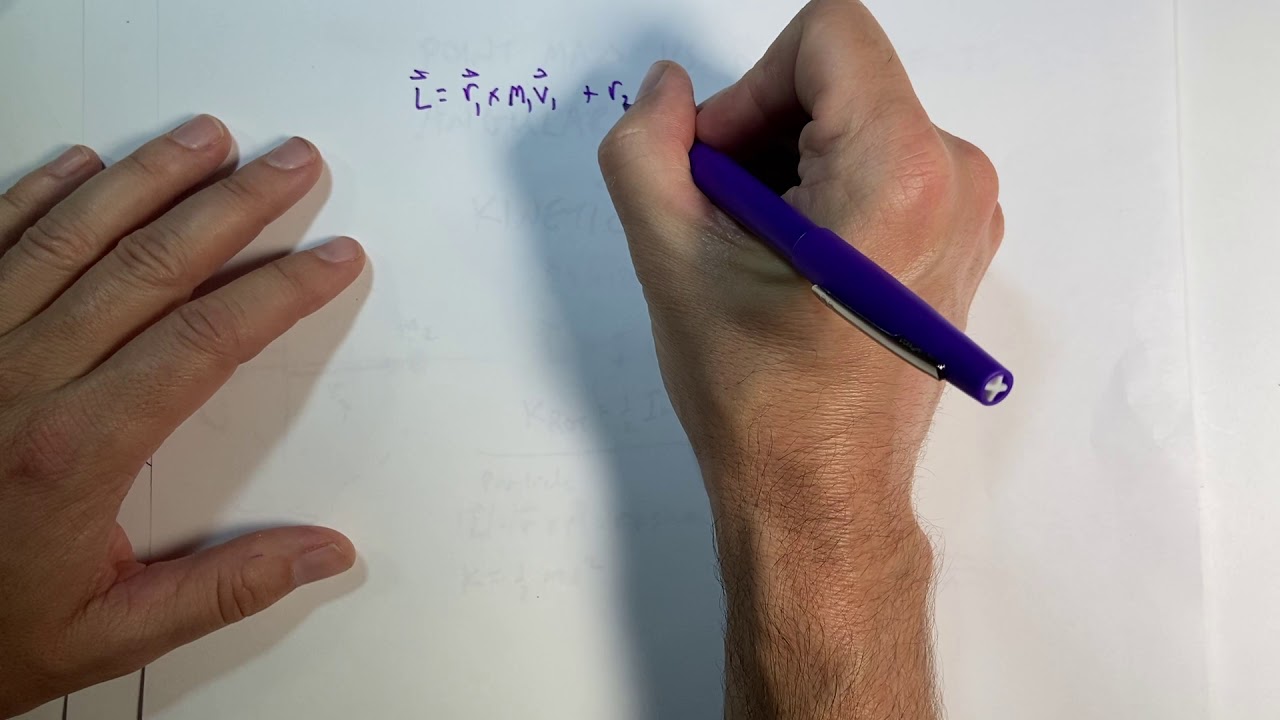 Angular Momentum and Kinetic Energy for Point Mass and Rigid Objects ...