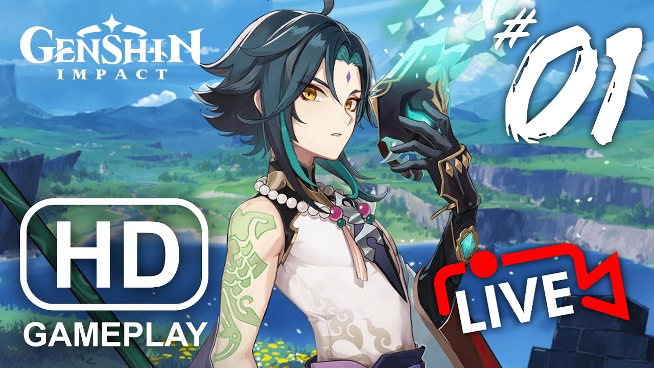 🔴 GENSHIN IMPACT PART 1 - THE BEGINNING (LIVE PLAYTHROUGH) PC - YouTube