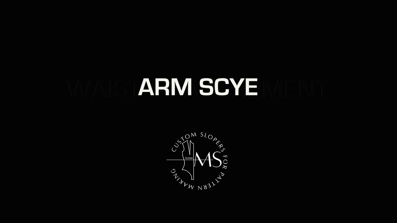 How To Take Arm Scye Measurement - YouTube