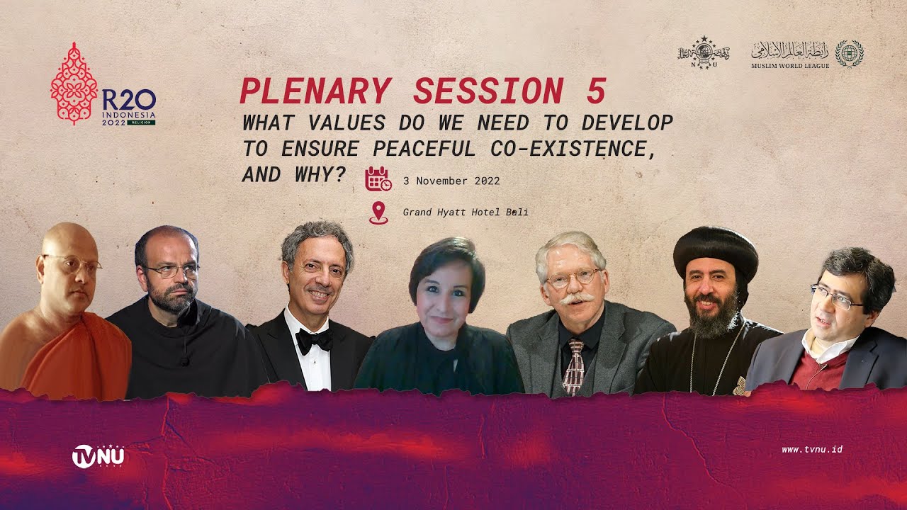 🔴 (LIVE) What Values do We Need to Develop to Ensure Peaceful Co ...