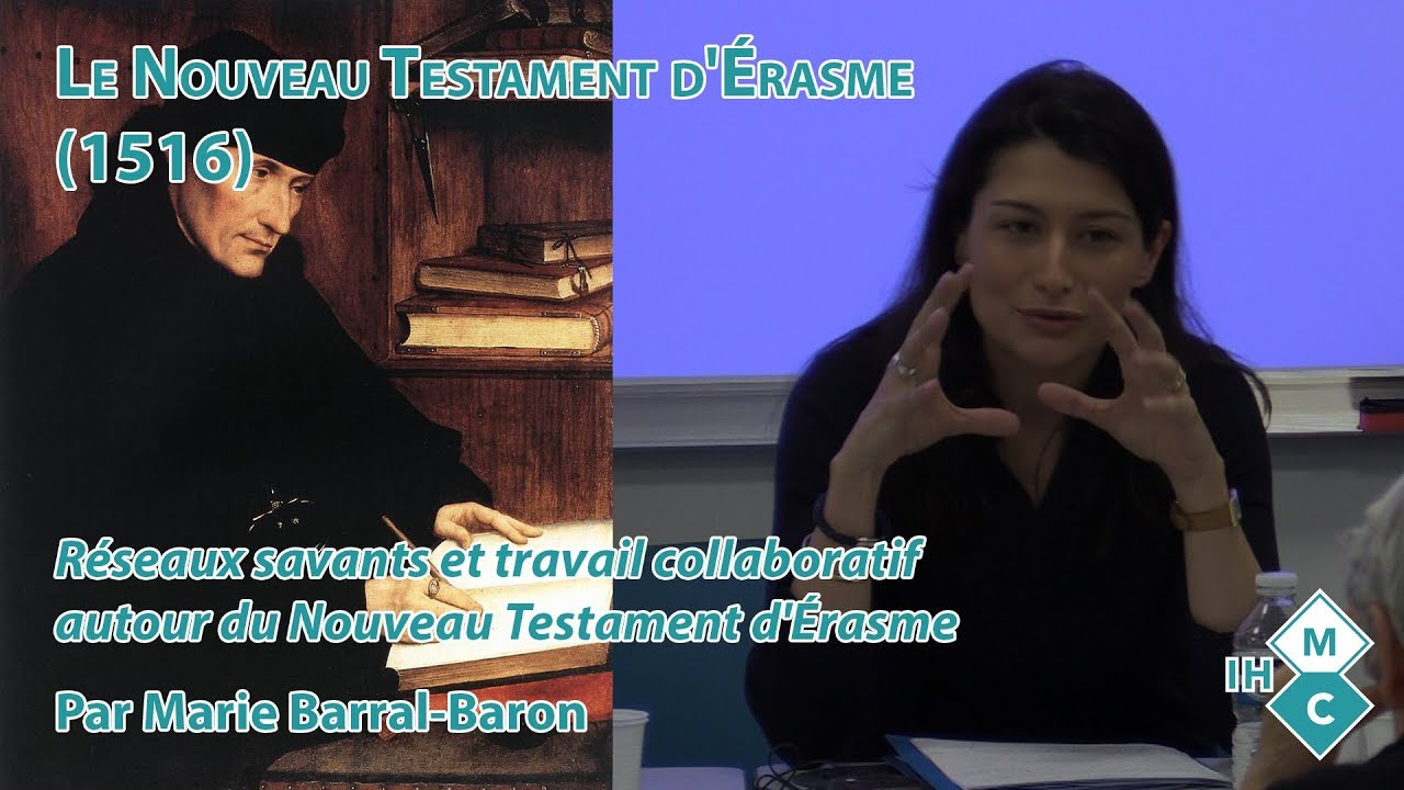 Réseaux savants et travail collaboratif autour du Nouveau Testament d ...