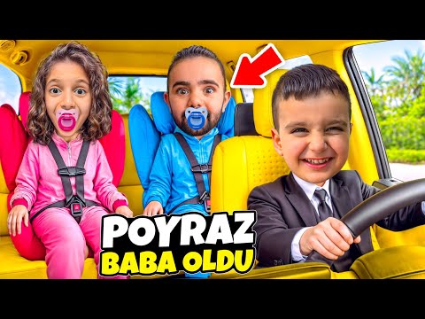POYRAZ EVİN BÜYÜK BABASI OLDU!!!BİZİ GEZMEYE GÖTÜRDÜ!!!