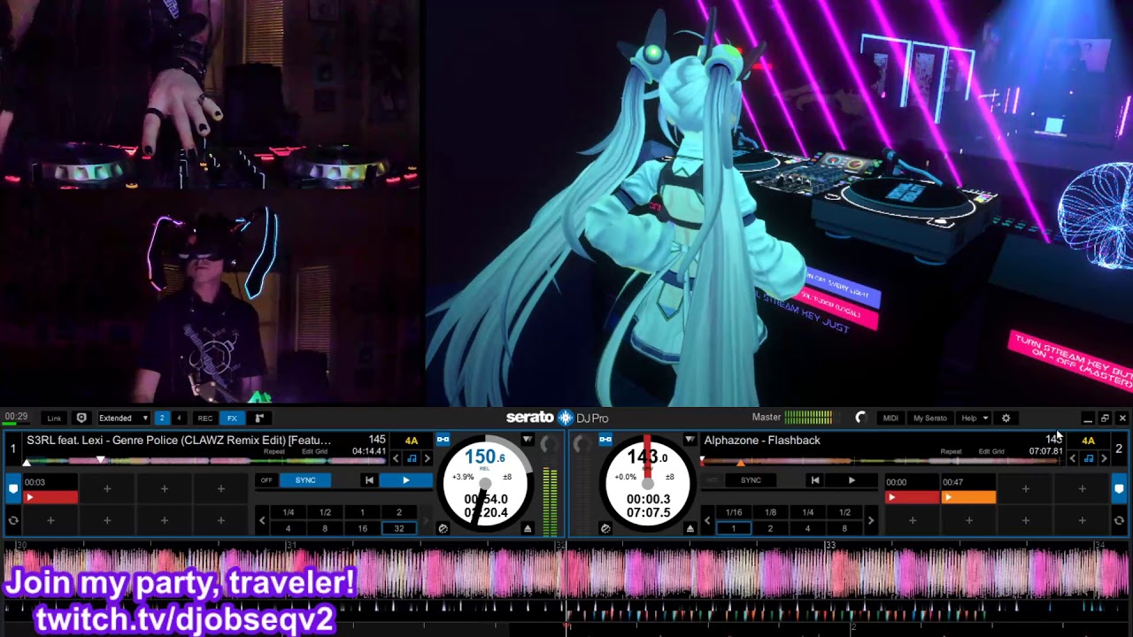 [Live VR DJ] {Get Hard Friday #12!} from ダリア bar in VRChat! JP Trance ...