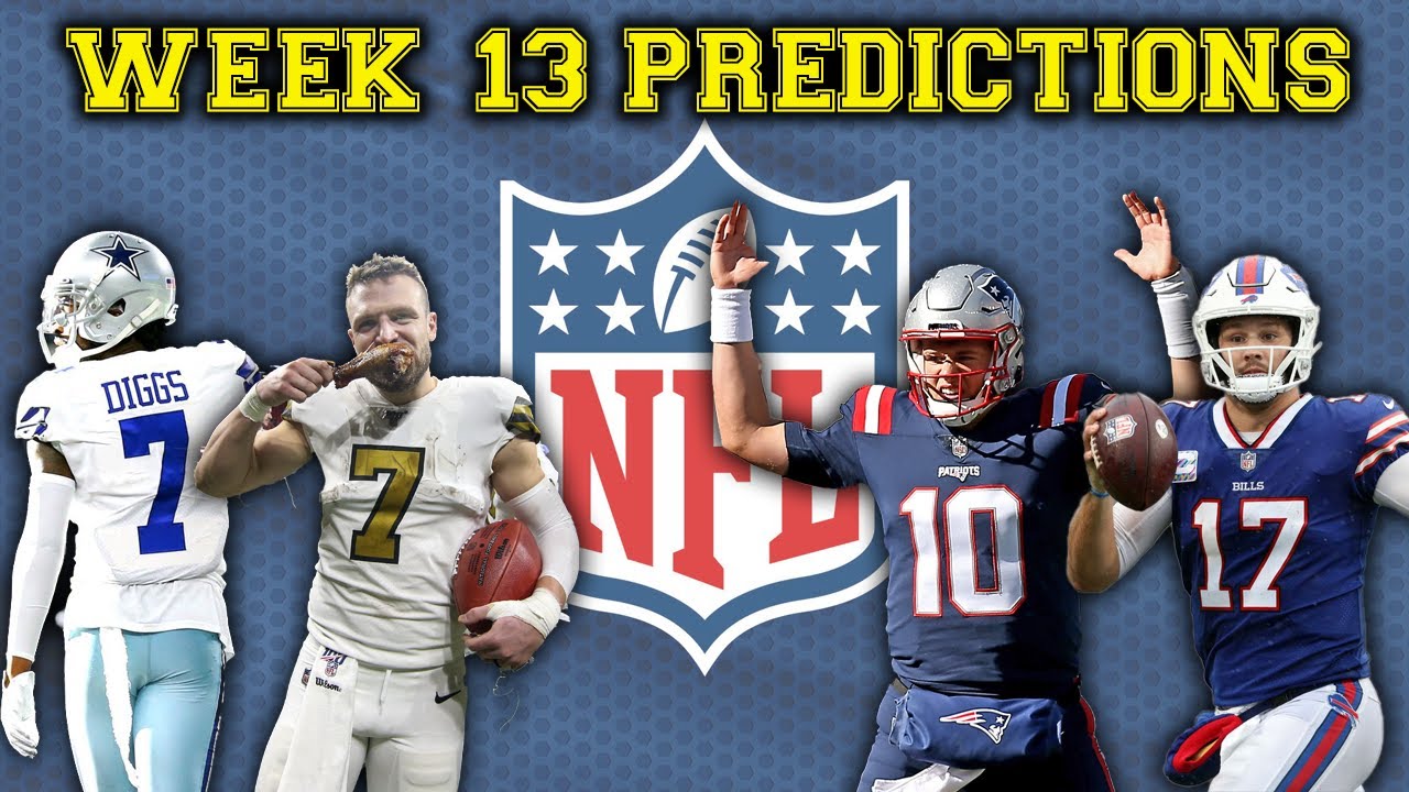 2021 NFL Week 13 Pick'em Predictions - YouTube