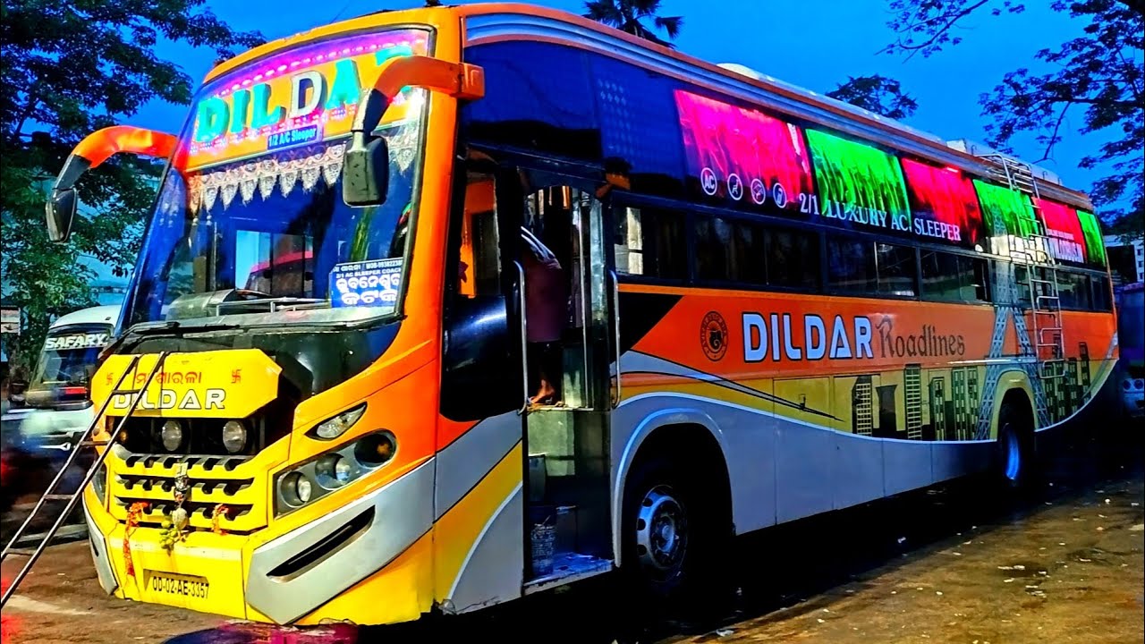 Dildar bus || Rajgangpur to bhubaneswar Bus || Rourkela to bhubaneswar ...