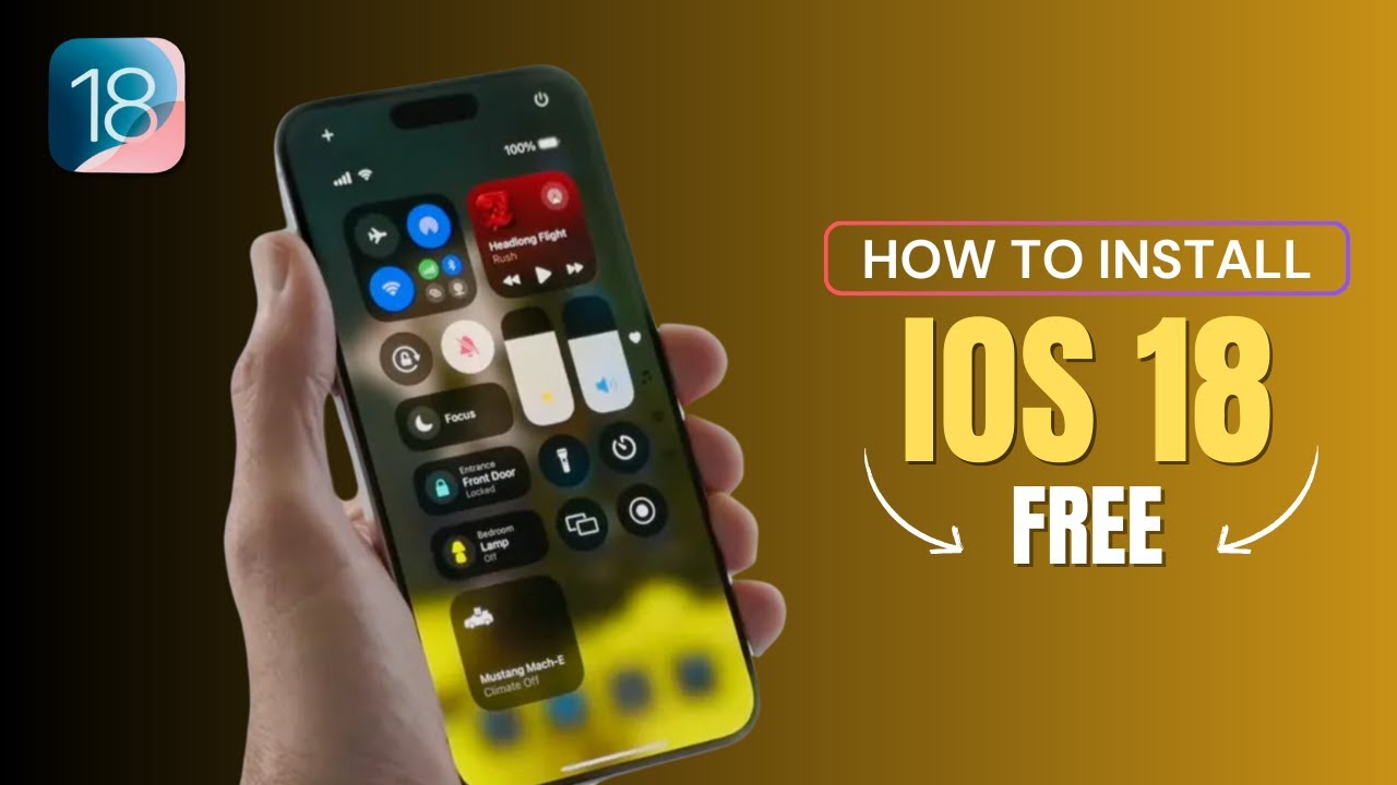 How to Install the iOS 18 on Your iPhone FREE - YouTube
