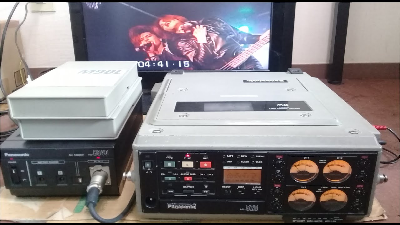 Panasonic AU-520 MII VTR Restoration - YouTube