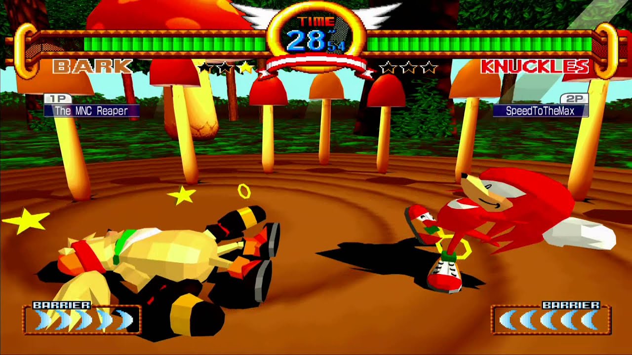 Sonic the Fighters HD: Knuckles vs Bark (Xbox Live Match) [1080 HD ...