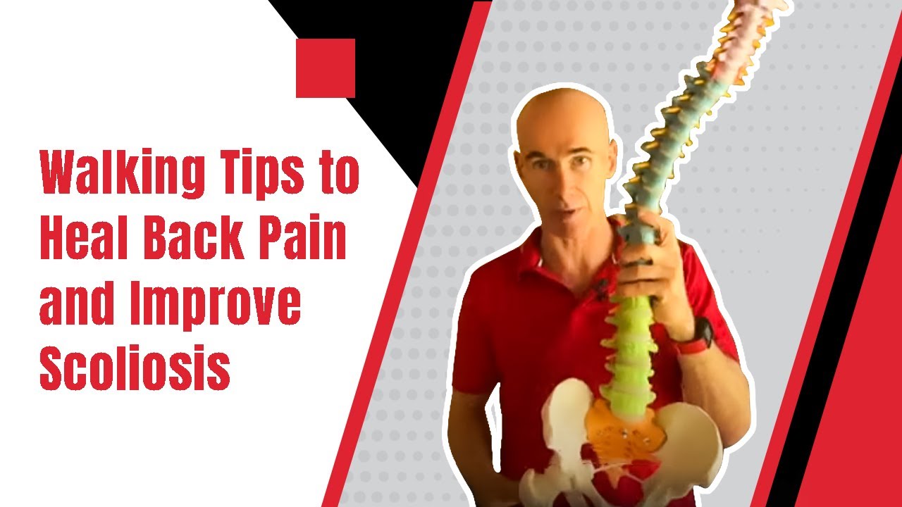 Walking Tips for Back Pain relief and Scoliosis - YouTube