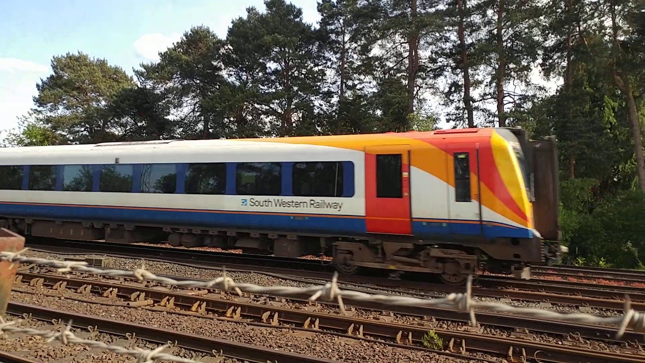 Here is the class 444 in Brookwood - YouTube