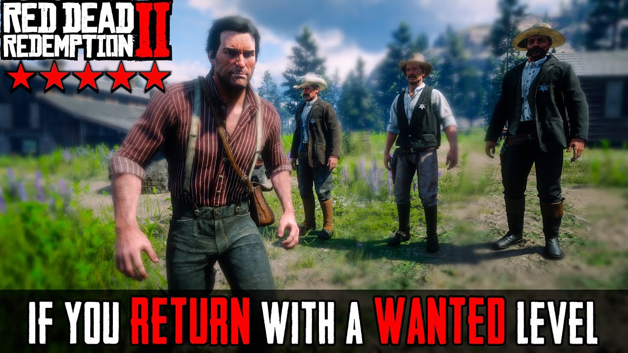 RDR2 - What Happens If John Returns To Pronghorn Ranch With A Wanted ...