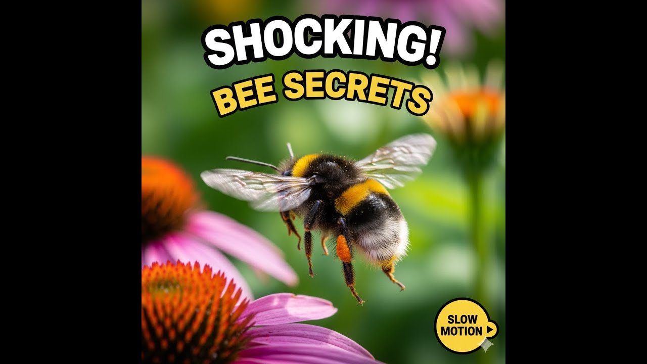 Buzzing Brilliance: Slow Motion Bees & Mind-Blowing Facts! - YouTube