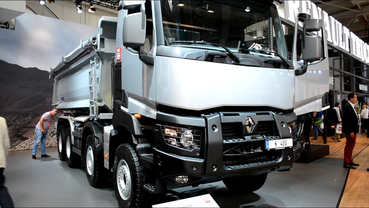2017 Renault Trucks K 480 8x4 Rear Trpper - YouTube