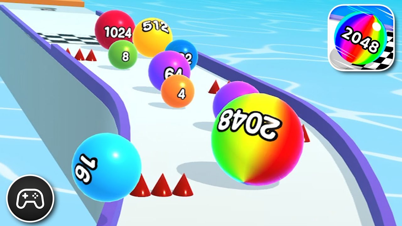 Ball Run 2048 - Gameplay Walkthrough Part 33 - Basic Levels 363-368 ...