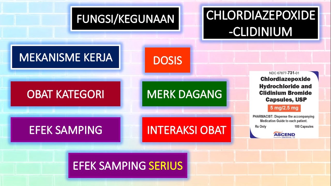 APA ITU OBAT CHLORDIAZEPOXIDE-CLIDINIUM? - YouTube