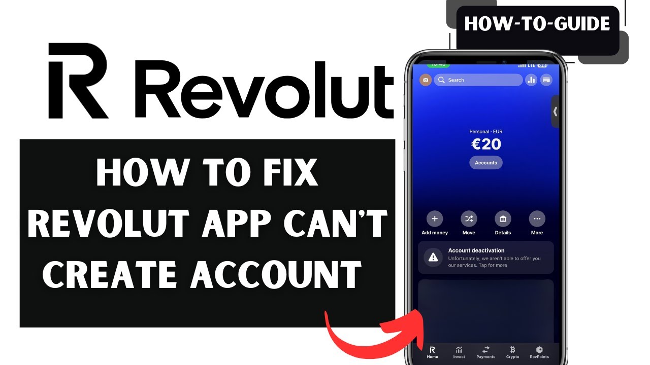 How To Fix Revolut App Can't Create Account | Quick Guide (2025) - YouTube