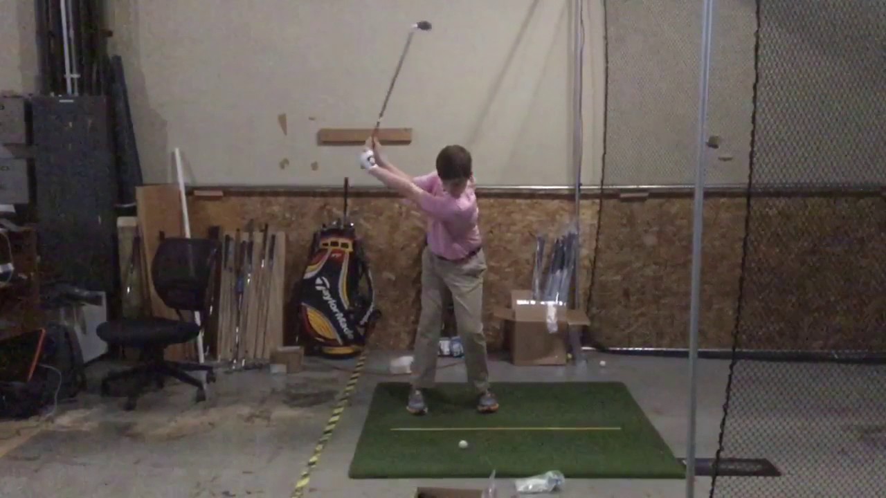 Liam Badger ( 2020 Graduate) - after swing - 8 iron 3/4 knockdown drill ...