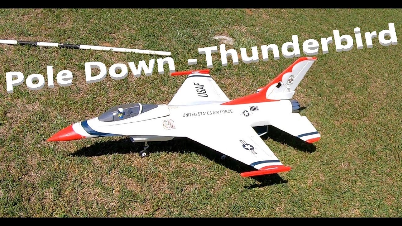 Funderbird F16 Thunderbird Flight on a Perfect Day of Zoom LA - YouTube